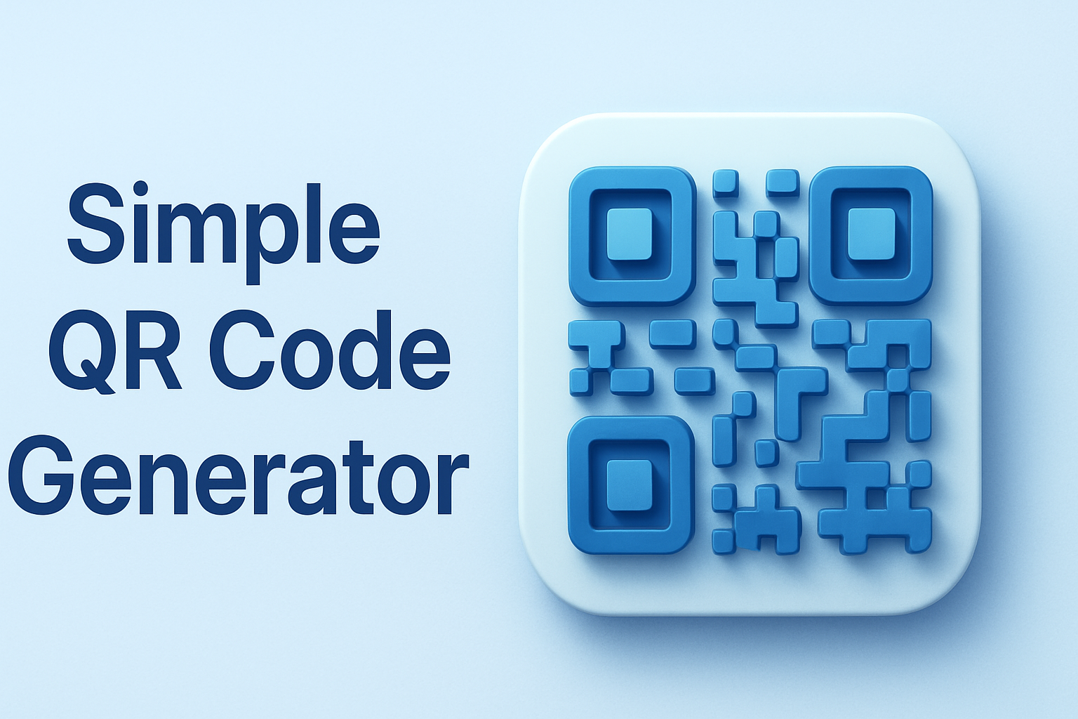 Simple QR Code Generator